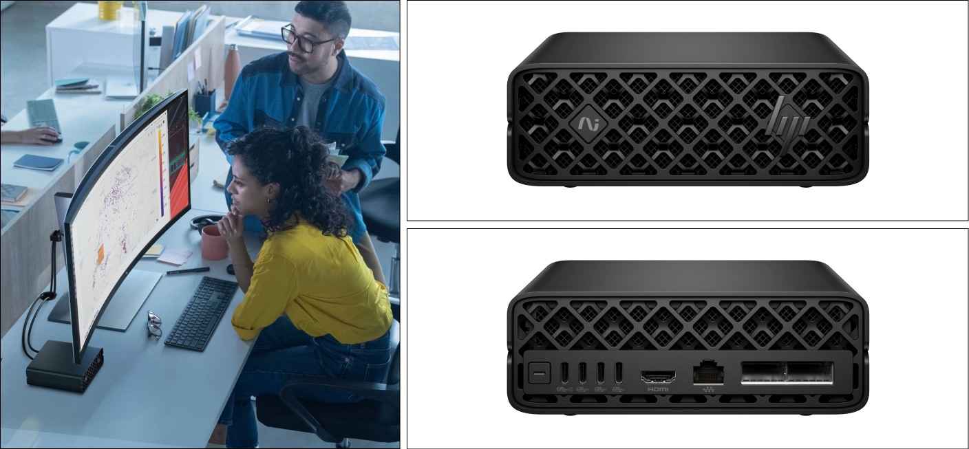 HP ZGX Nano G1n AI Station Desktop PC - Without Screen (D02B3PT#AB5 ...