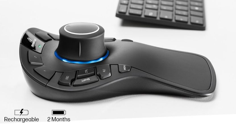 3Dconnexion SpaceMouse® Pro Wireless (3DX-700075) (8N1V7P3) - 店鋪 HP.com 香港